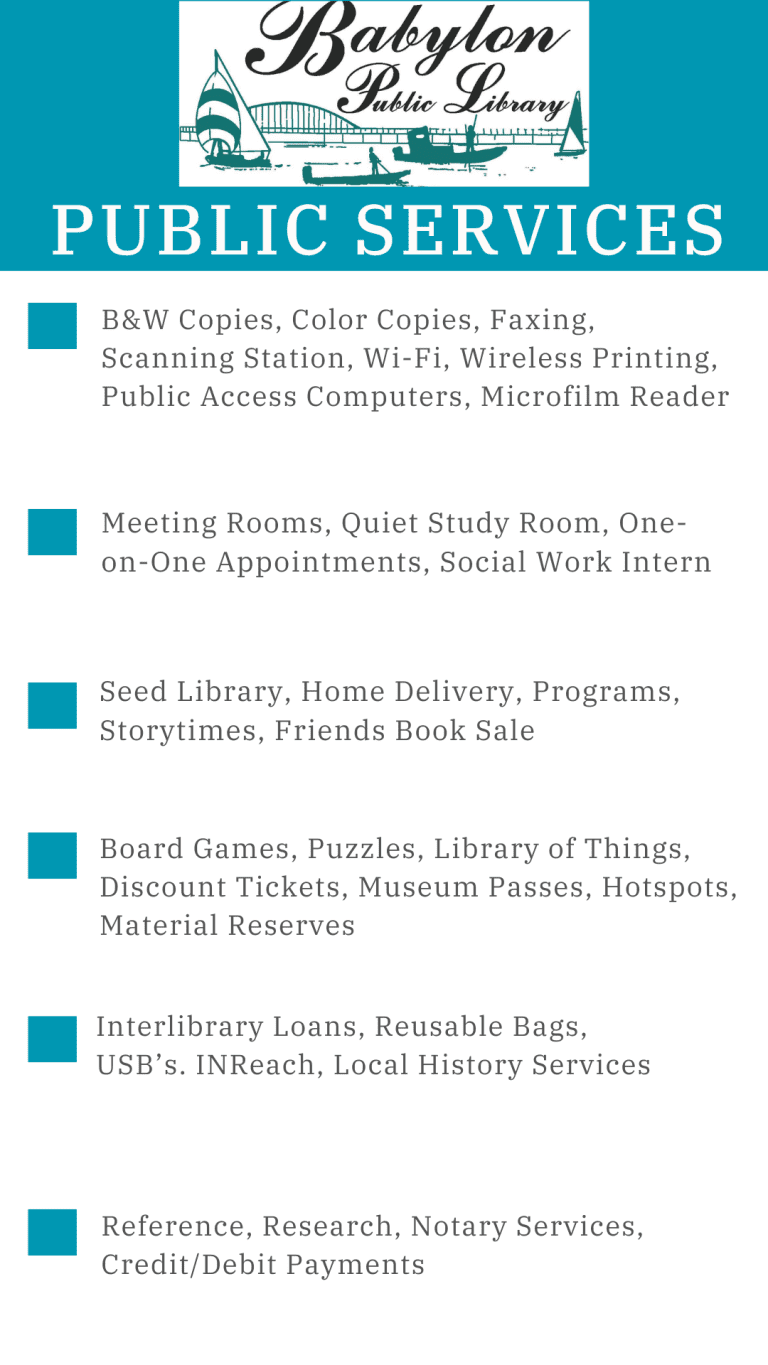 Services | Babylon Public Library